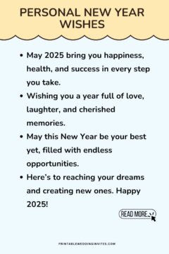 35 Meaningful New Year Wishes & Greetings for 2025